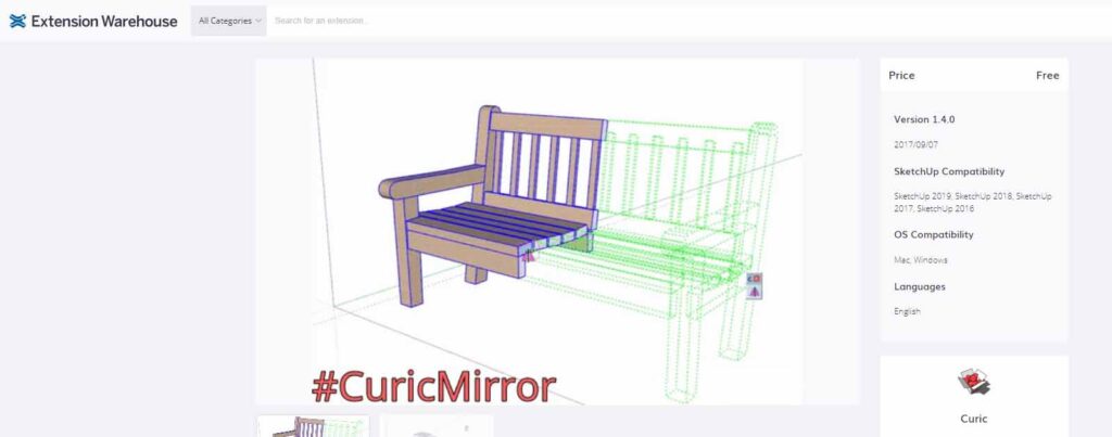 4 Plugin Mirror SketchUp Link Download Dan Cara Install